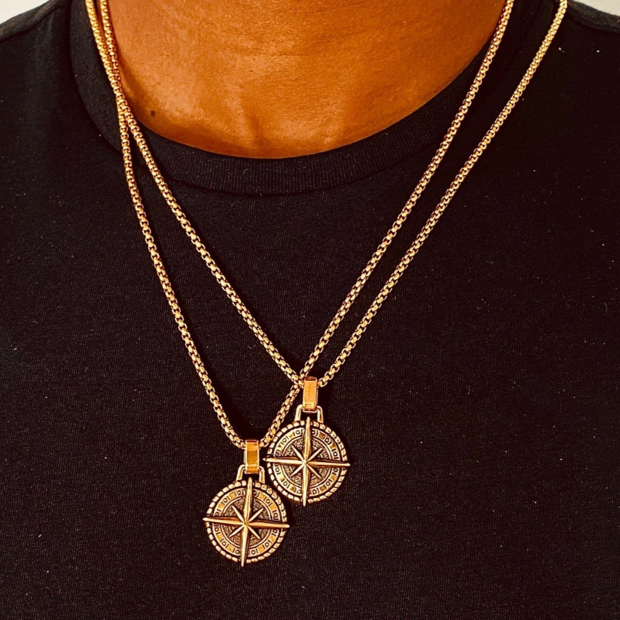 GOLD COMPASS PENDANT – Klassic Statement